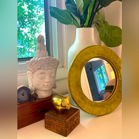 Vintage | Wall Decor | Vtg Italian Midcentury Modern Ceramic Yellow ...